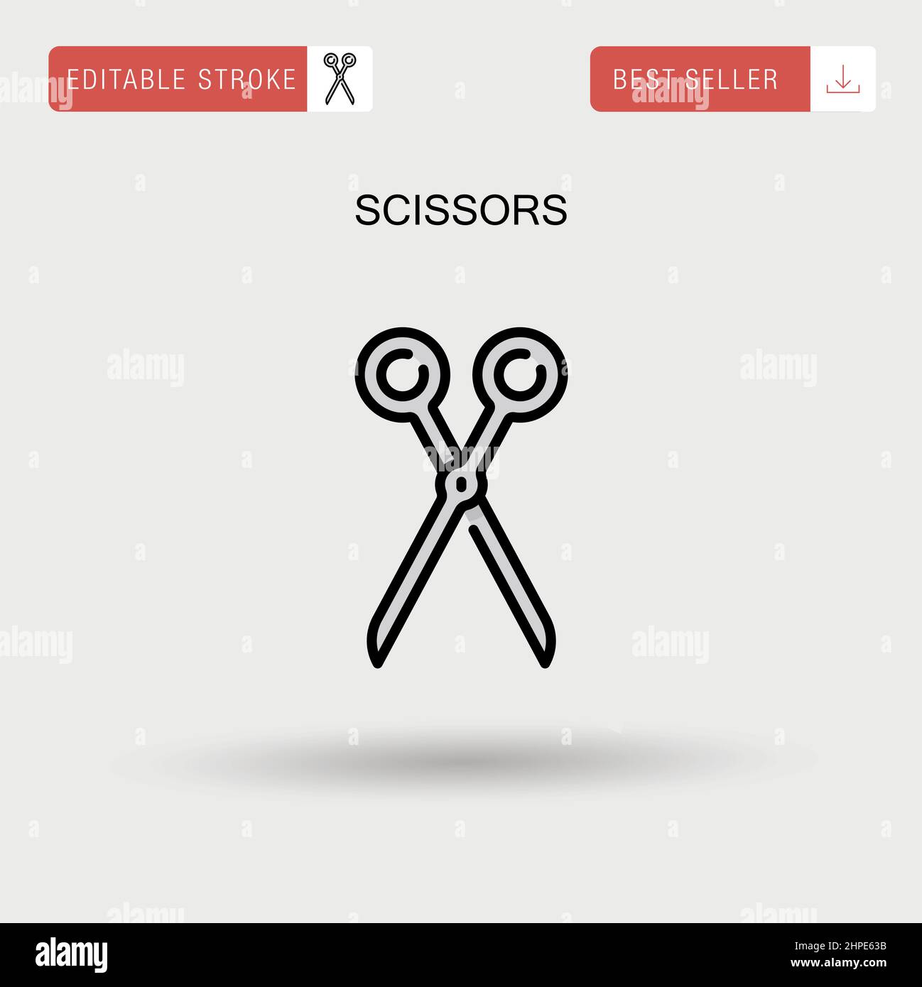 Scissors simple hi-res stock photography and images - Alamy