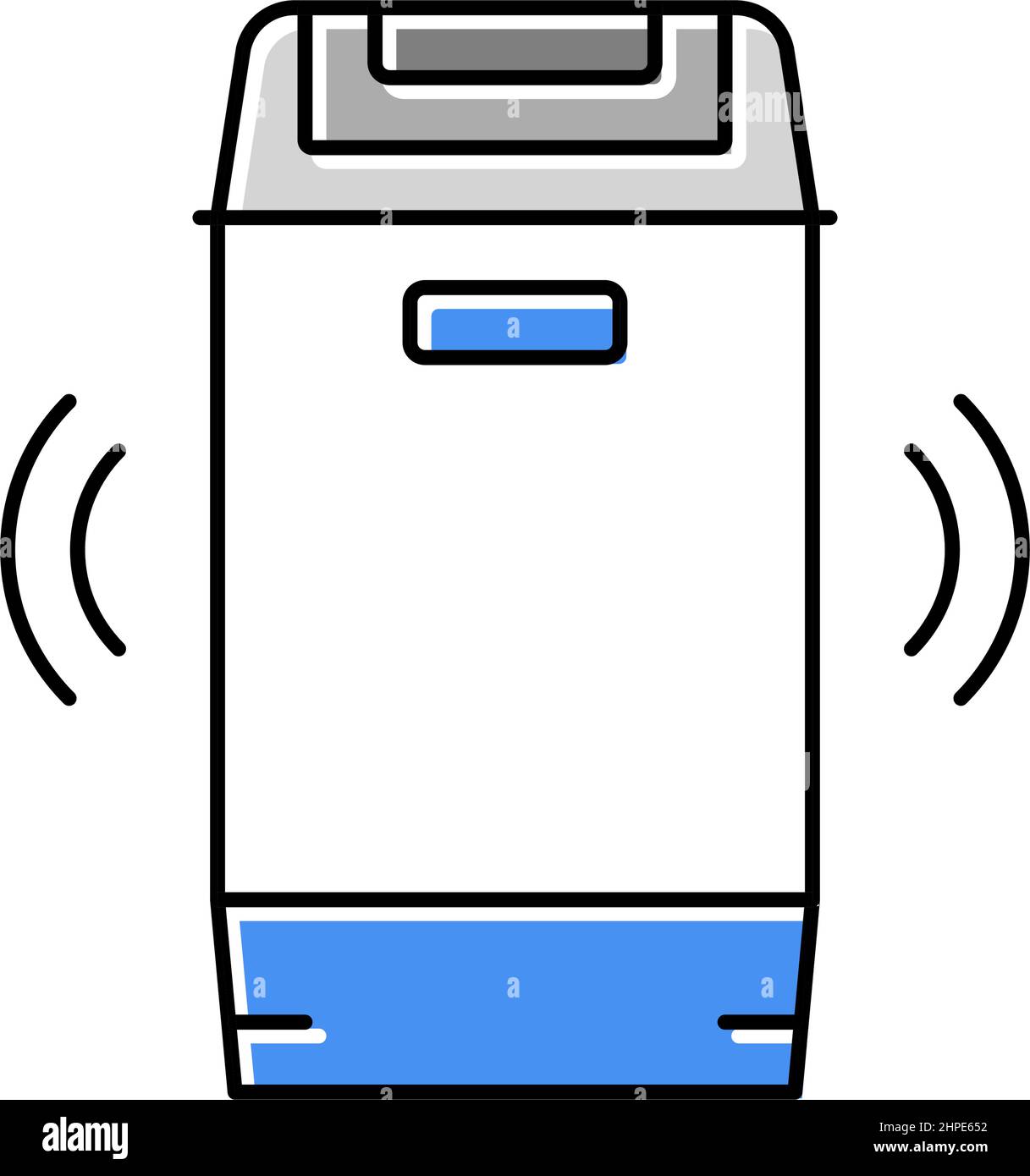 portable washing machine color icon vector illustration Stock Vector ...