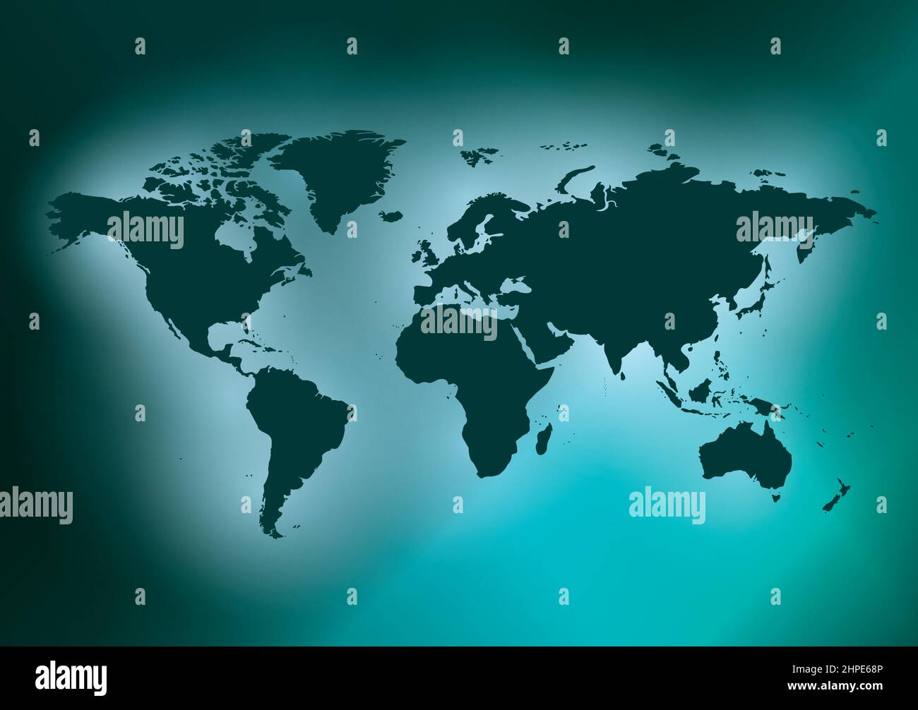 dark green background with map of the world - vector. Eps in CMYK Stock ...