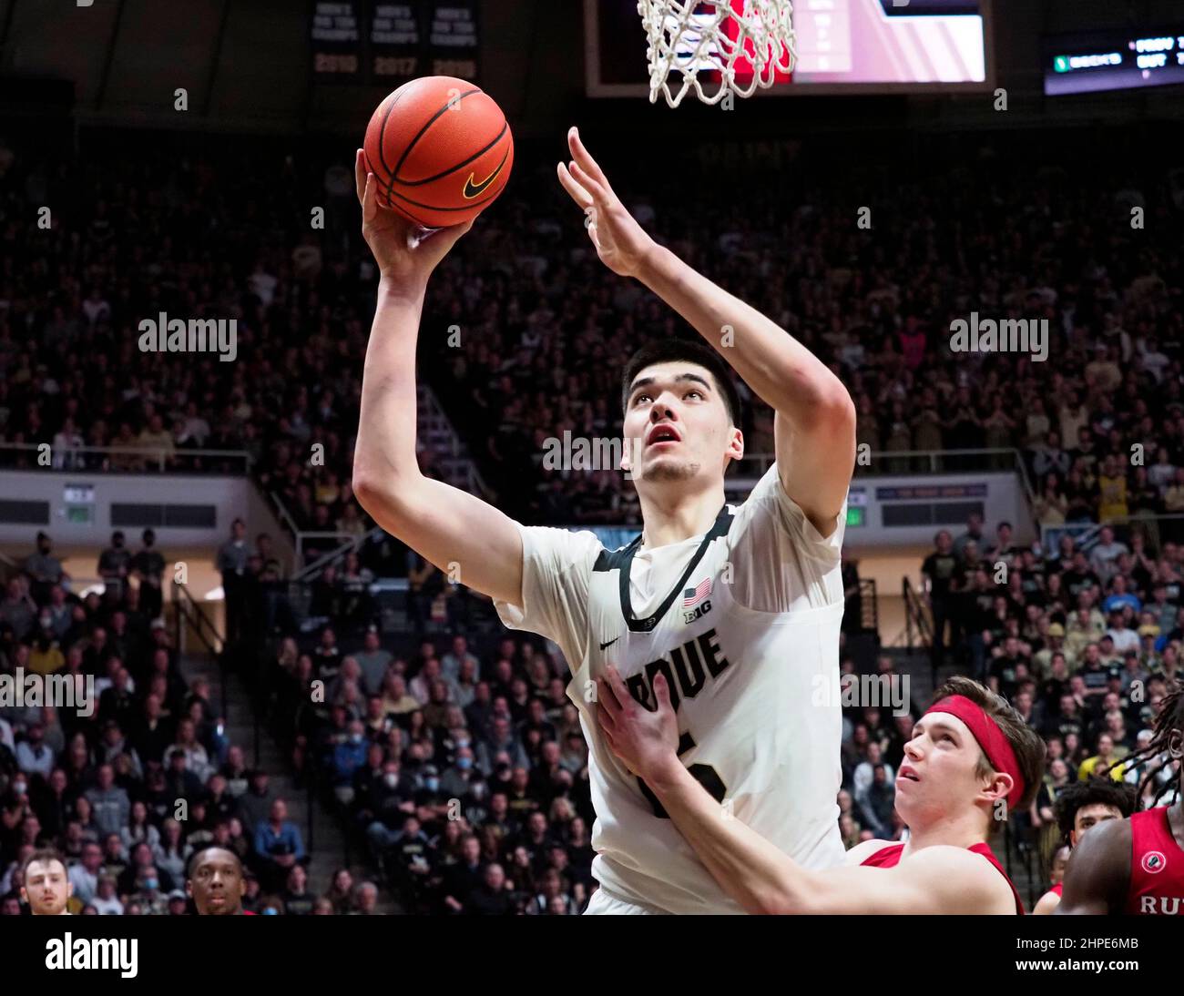 Mackey Arena. 20th Feb, 2022. Indiana, USA; Purdue Boilermakers center ...