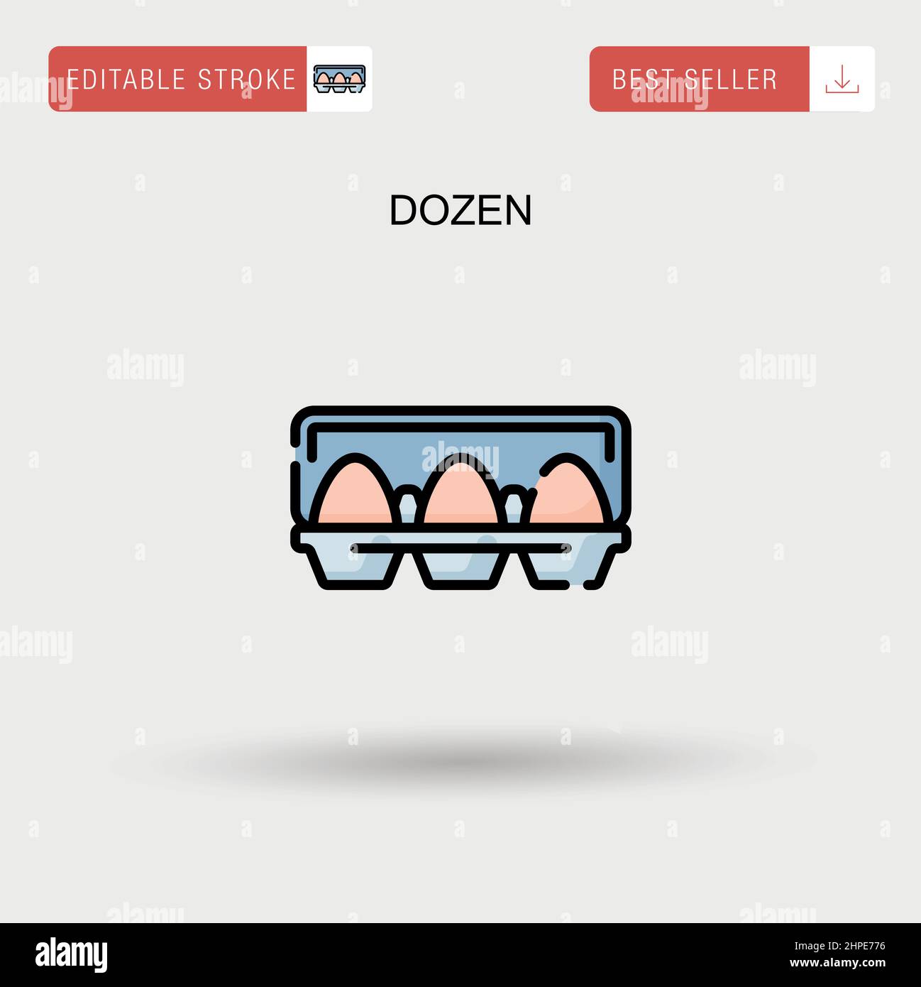 Dozen Simple vector icon Stock Vector Image & Art - Alamy