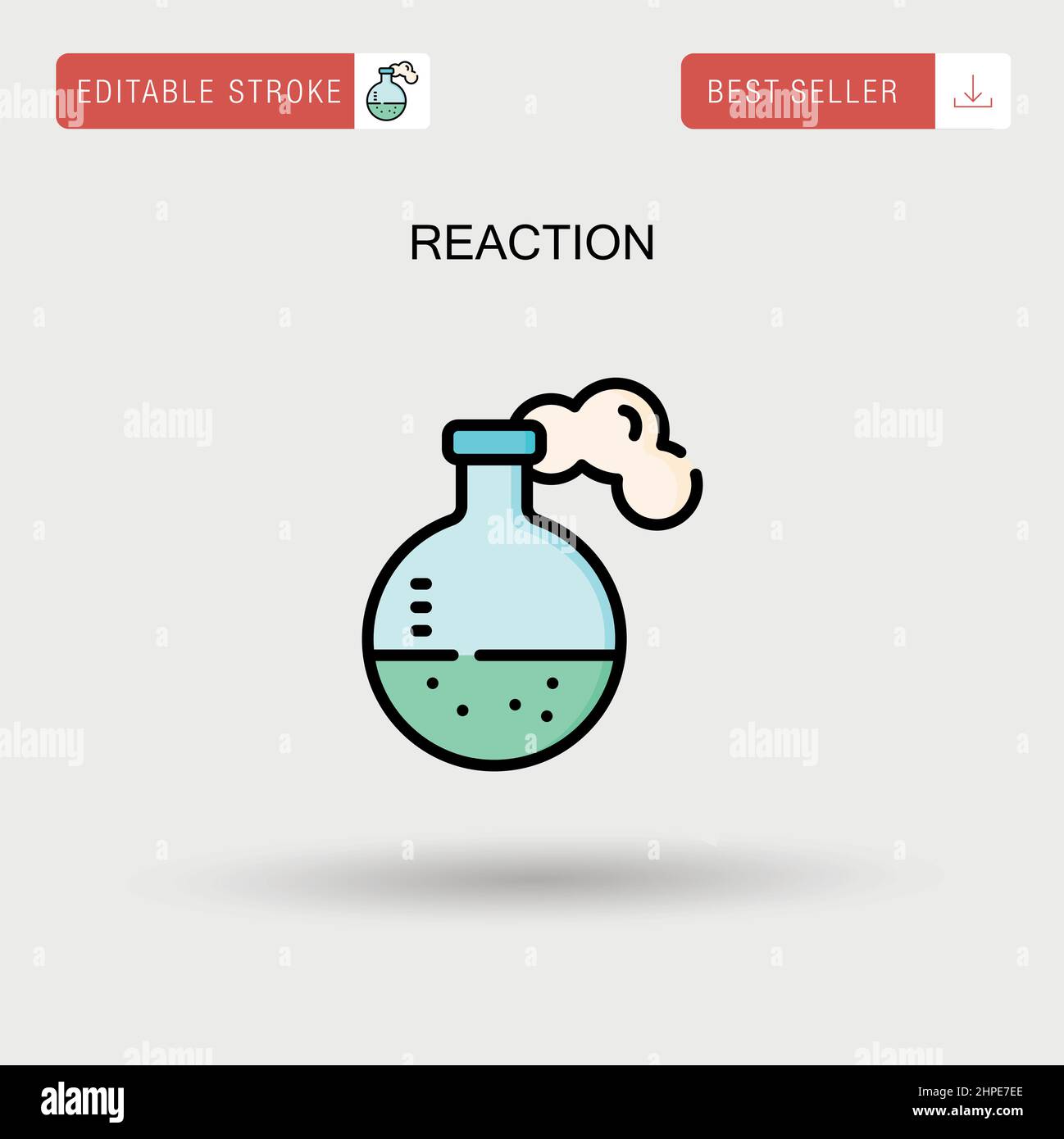 Reaction Simple vector icon Stock Vector Image & Art - Alamy