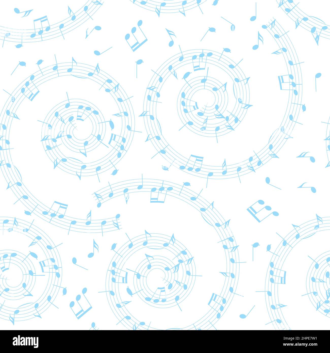 Blue music notes background hi-res stock photography and images - Alamy