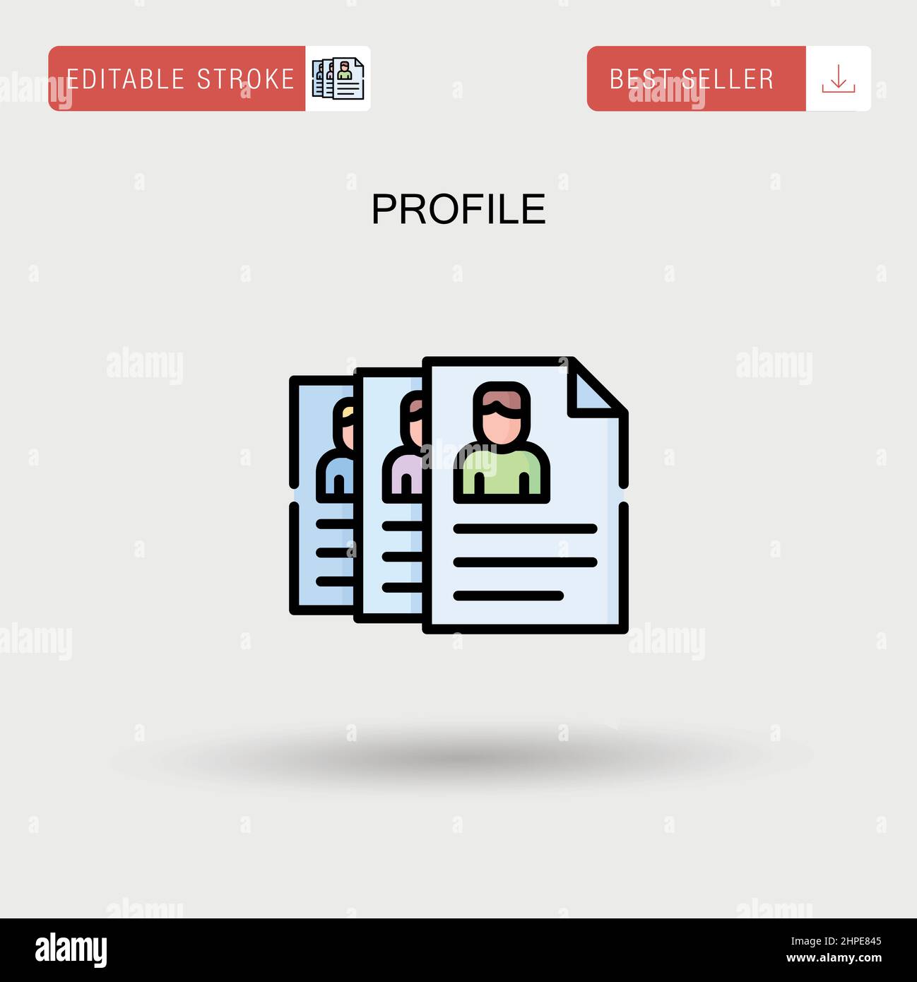 Female social media icon vector hi-res stock photography and images - Alamy