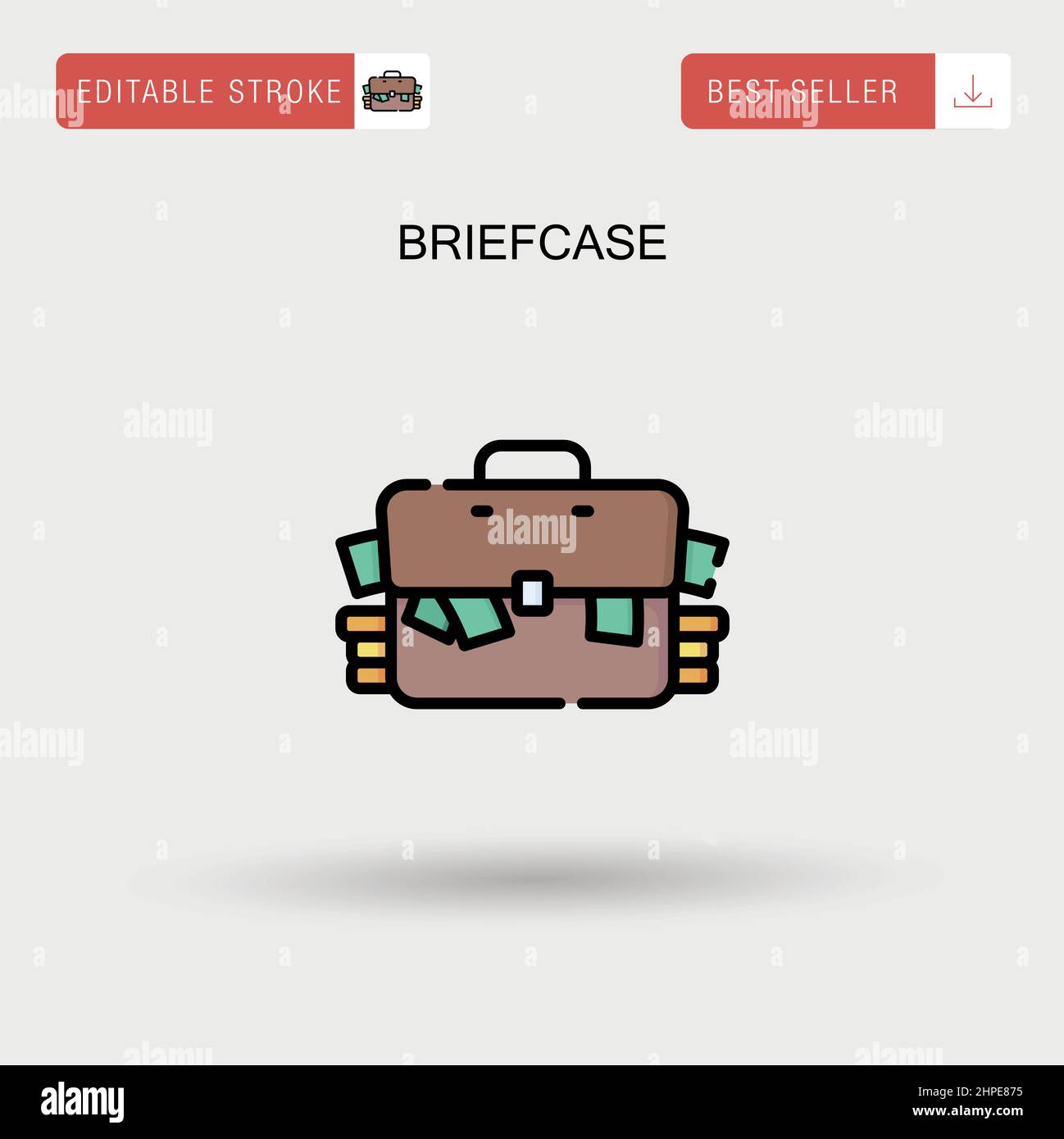 Work briefcase icon hi-res stock photography and images - Alamy