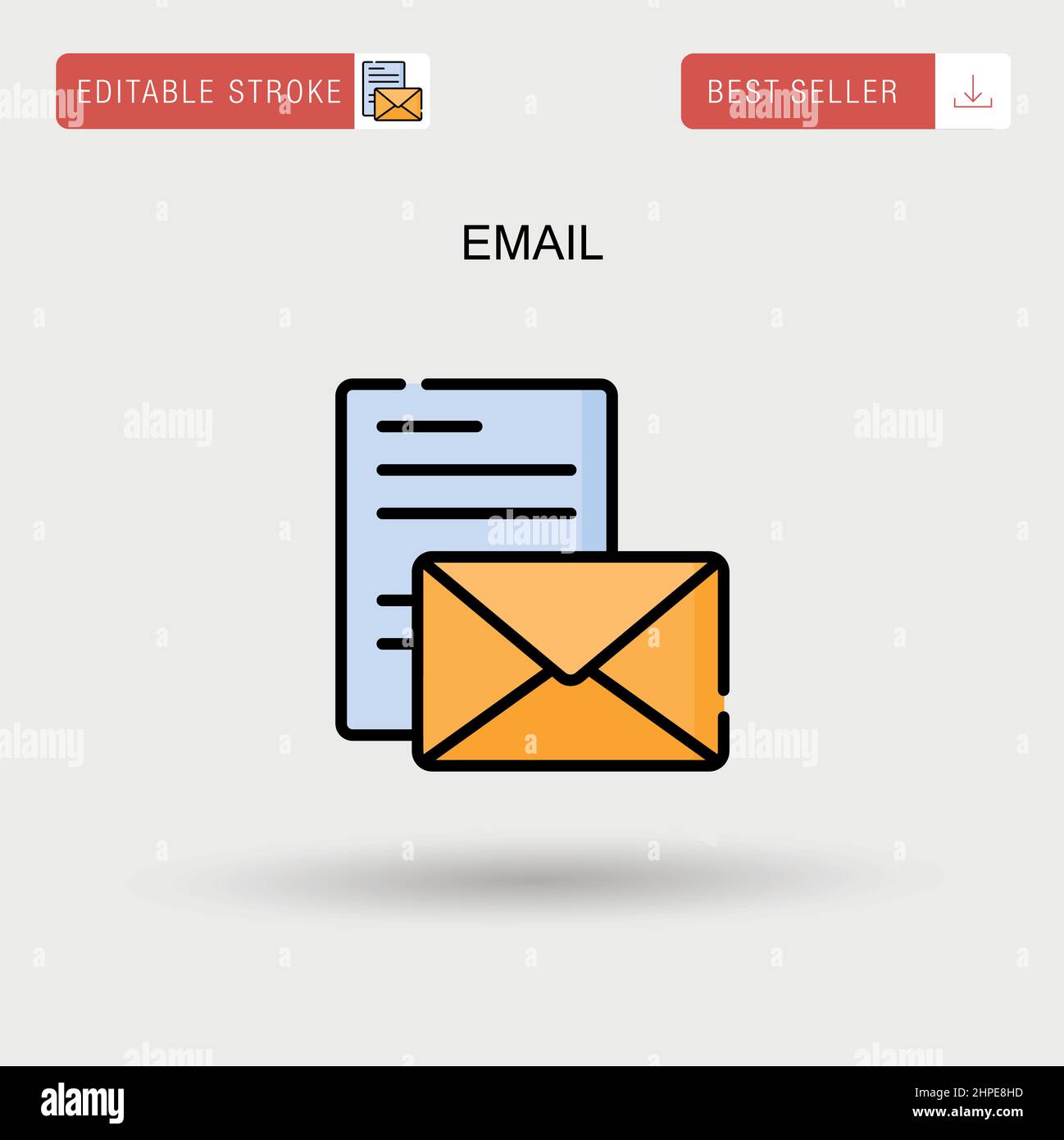 Email Simple vector icon Stock Vector Image & Art - Alamy
