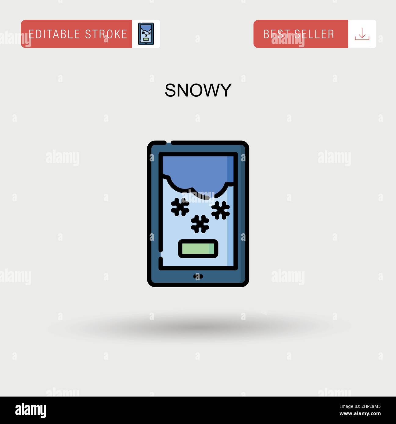 Snow snowy cold winter Stock Vector Images - Alamy