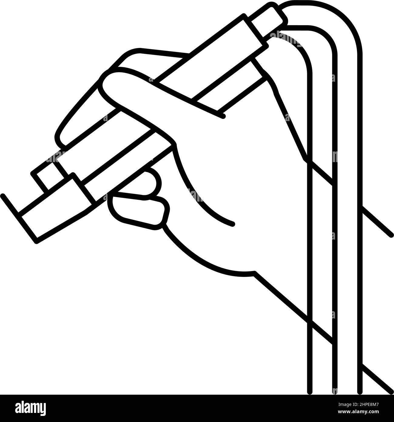 dye laser line icon vector illustration Stock Vector Image & Art - Alamy