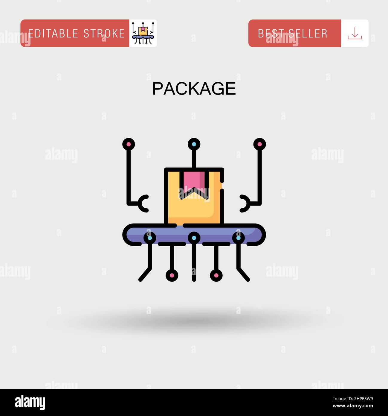Product package template Stock Vector Images - Alamy