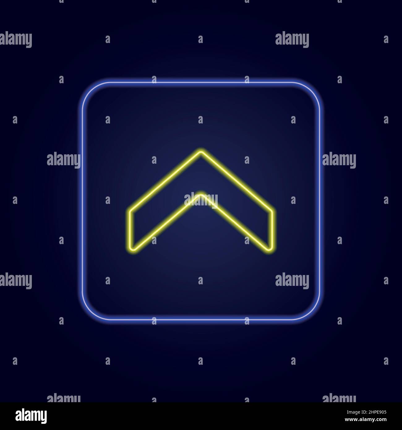 Neon upward arrow Stock Vector Images - Alamy