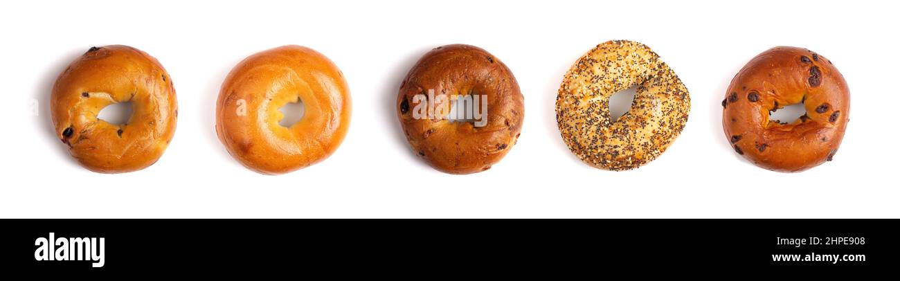 Different types of bagels hi-res stock photography and images - Alamy
