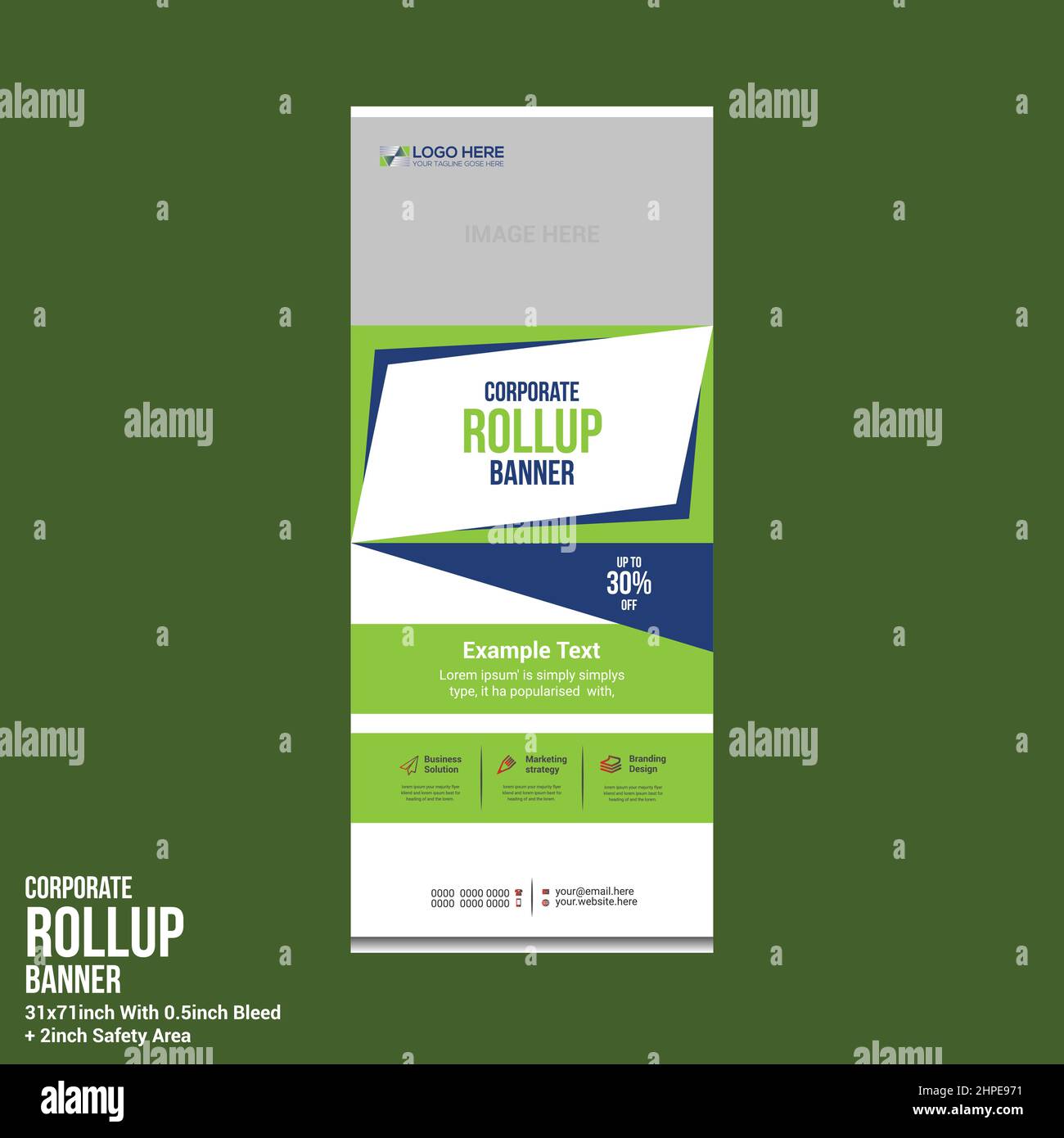 vector roll up banner design Stock Vector Image & Art - Alamy