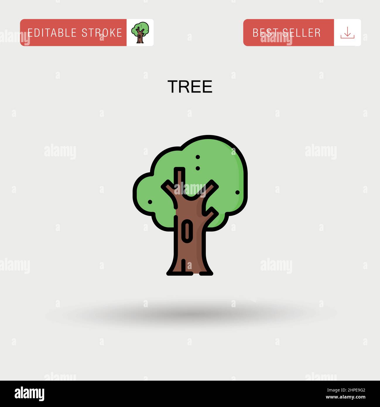 Bright white blue tree Stock Vector Images - Alamy