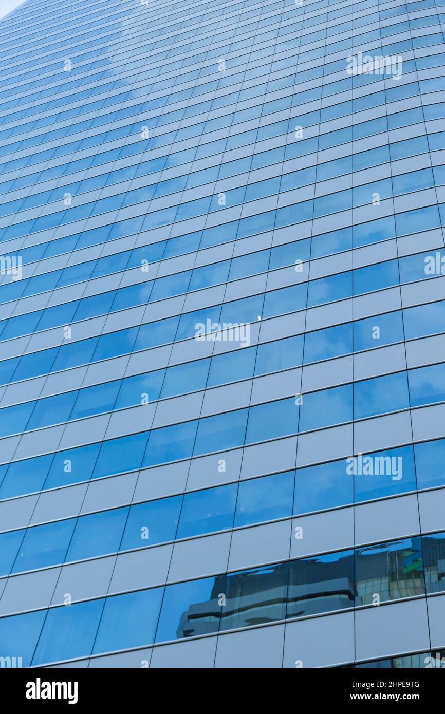 blue glass building background Stock Photo - Alamy