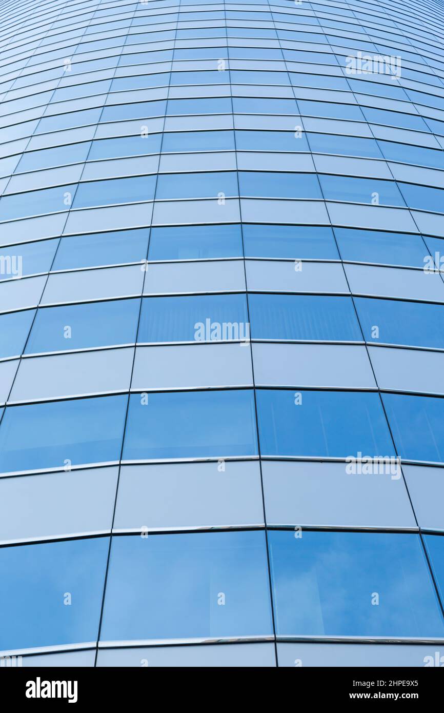 blue glass building background Stock Photo - Alamy