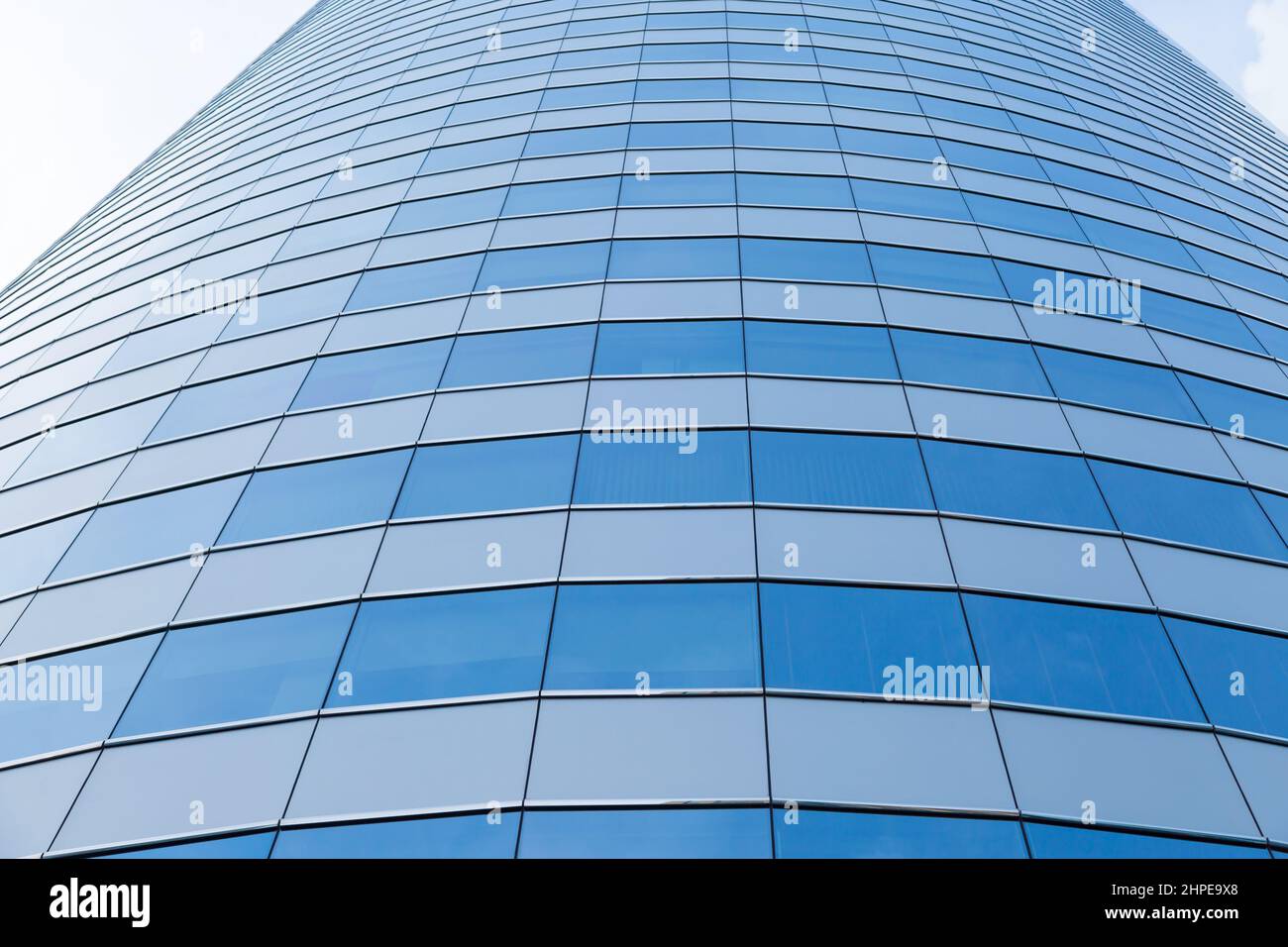 blue glass building background Stock Photo - Alamy