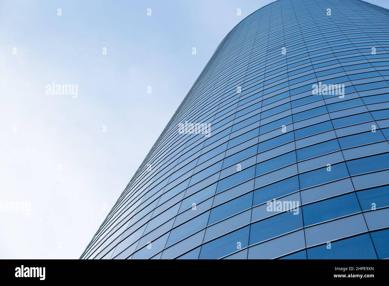 blue glass building background Stock Photo - Alamy