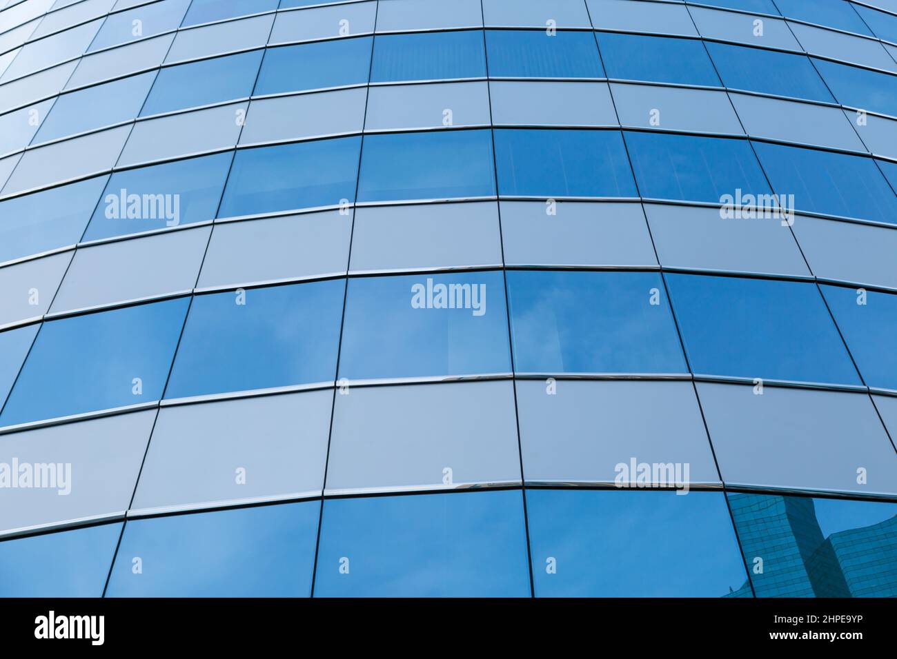 blue glass building background Stock Photo - Alamy