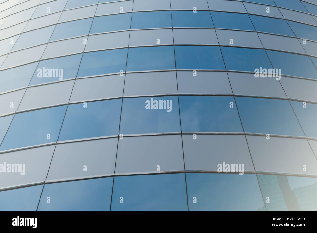 blue glass building background Stock Photo - Alamy