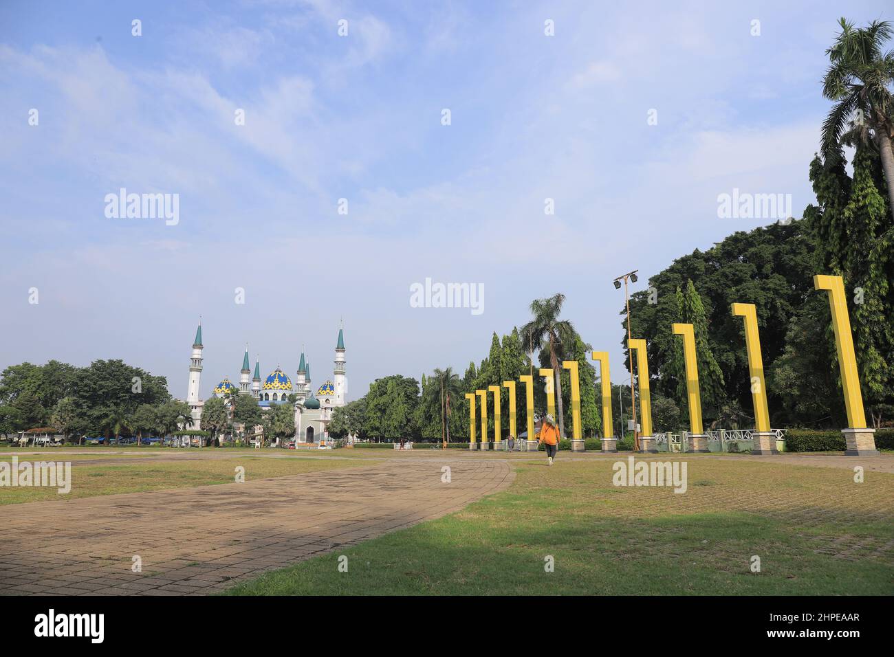 Tuban, Indonesia - January 25, 2022: Tuban town square (Alun-alun kota ...