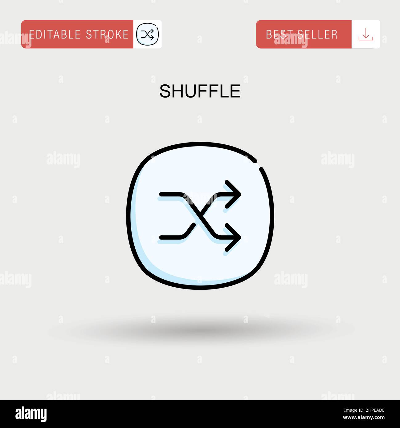 Playlist interface icon simple Stock Vector Images - Alamy