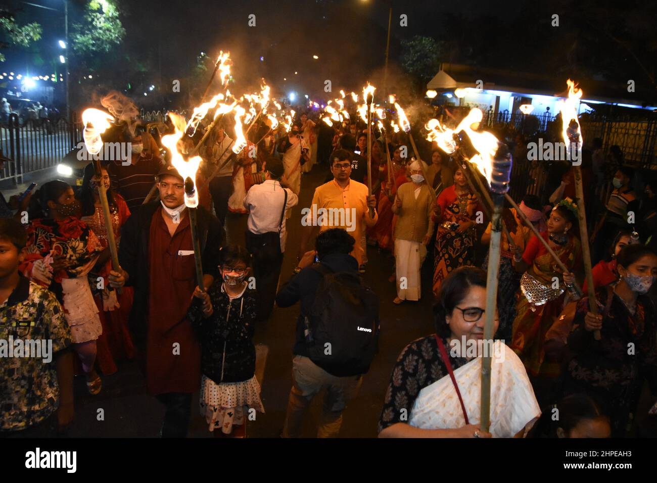 Bengali torch hi-res stock photography and images - Alamy