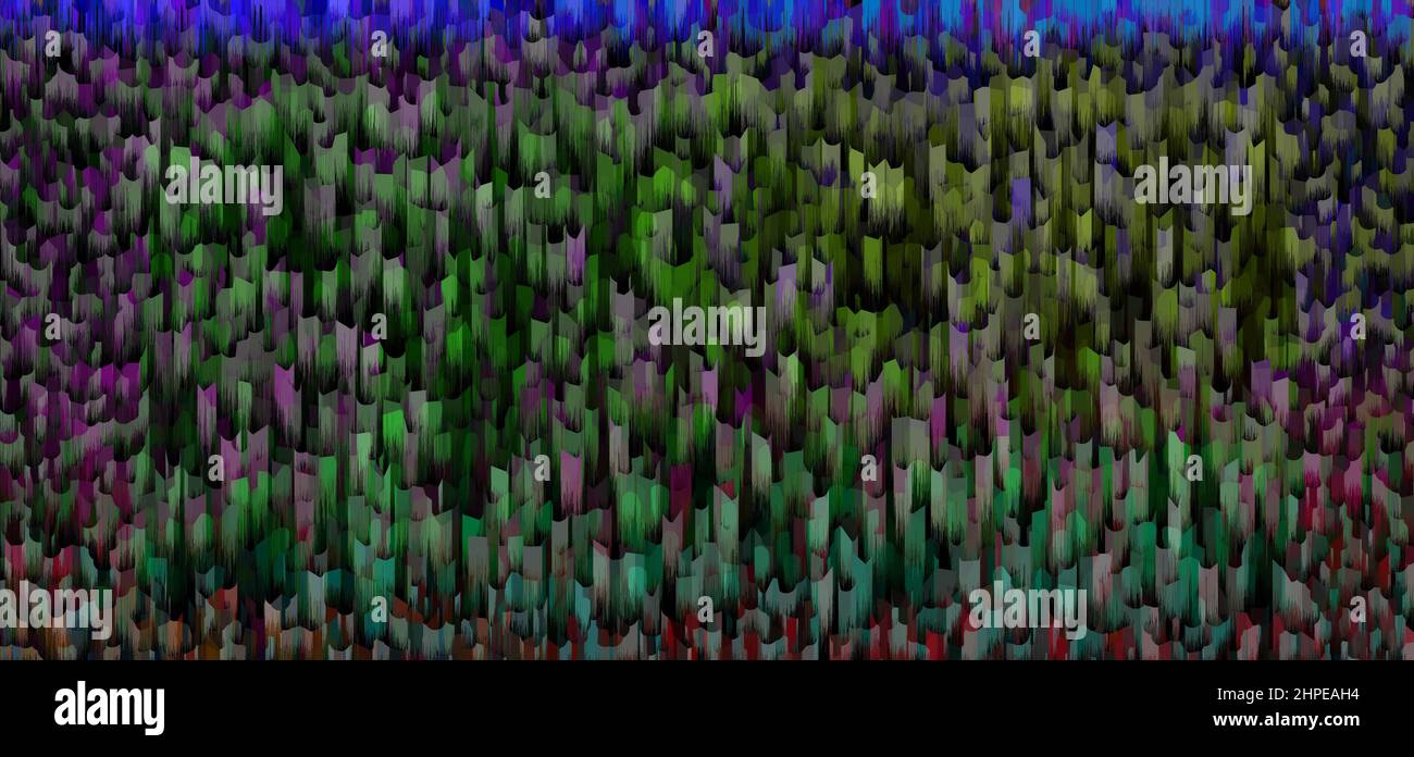 An abstract neon glitch art texture background image Stock Photo - Alamy