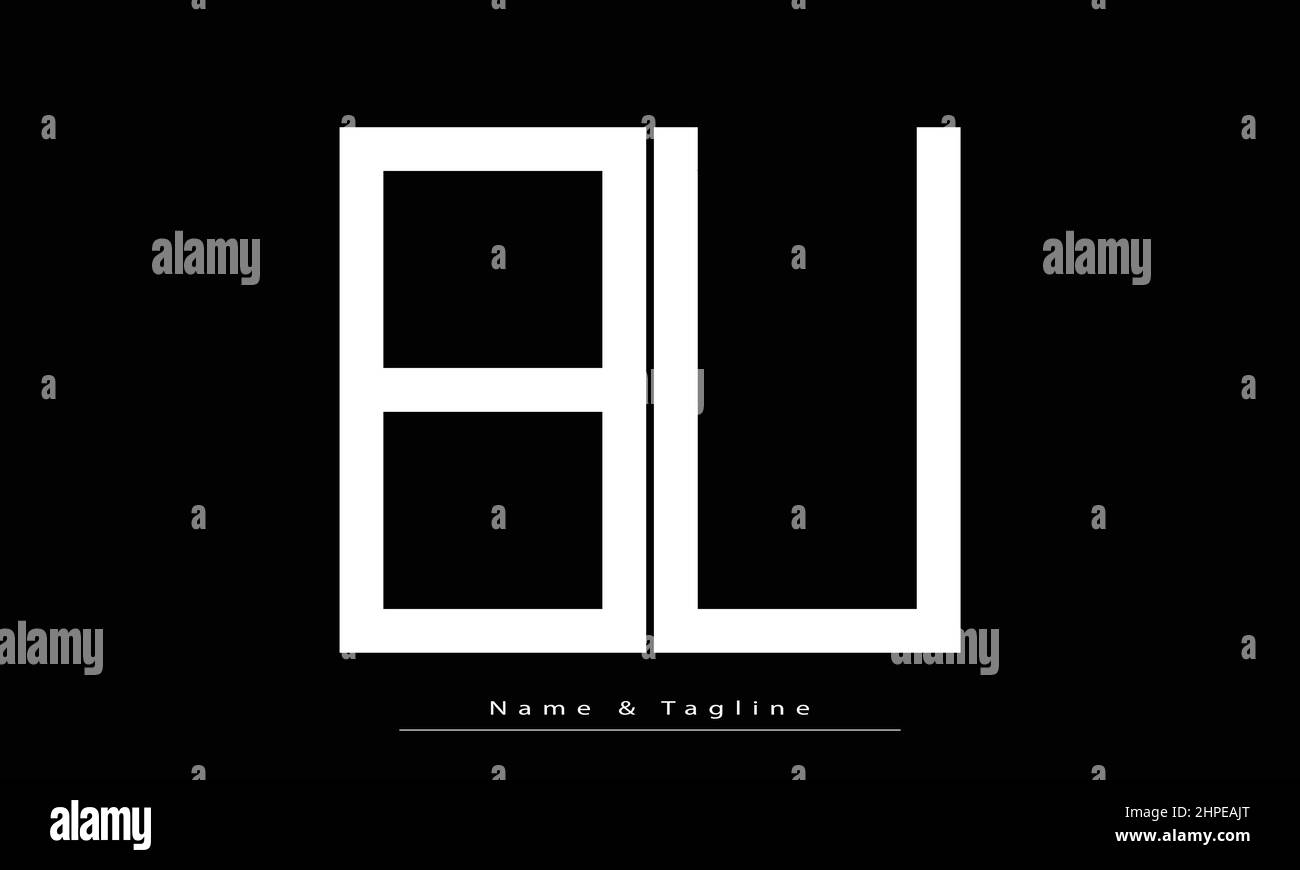 Letter bu logo hi-res stock photography and images - Alamy