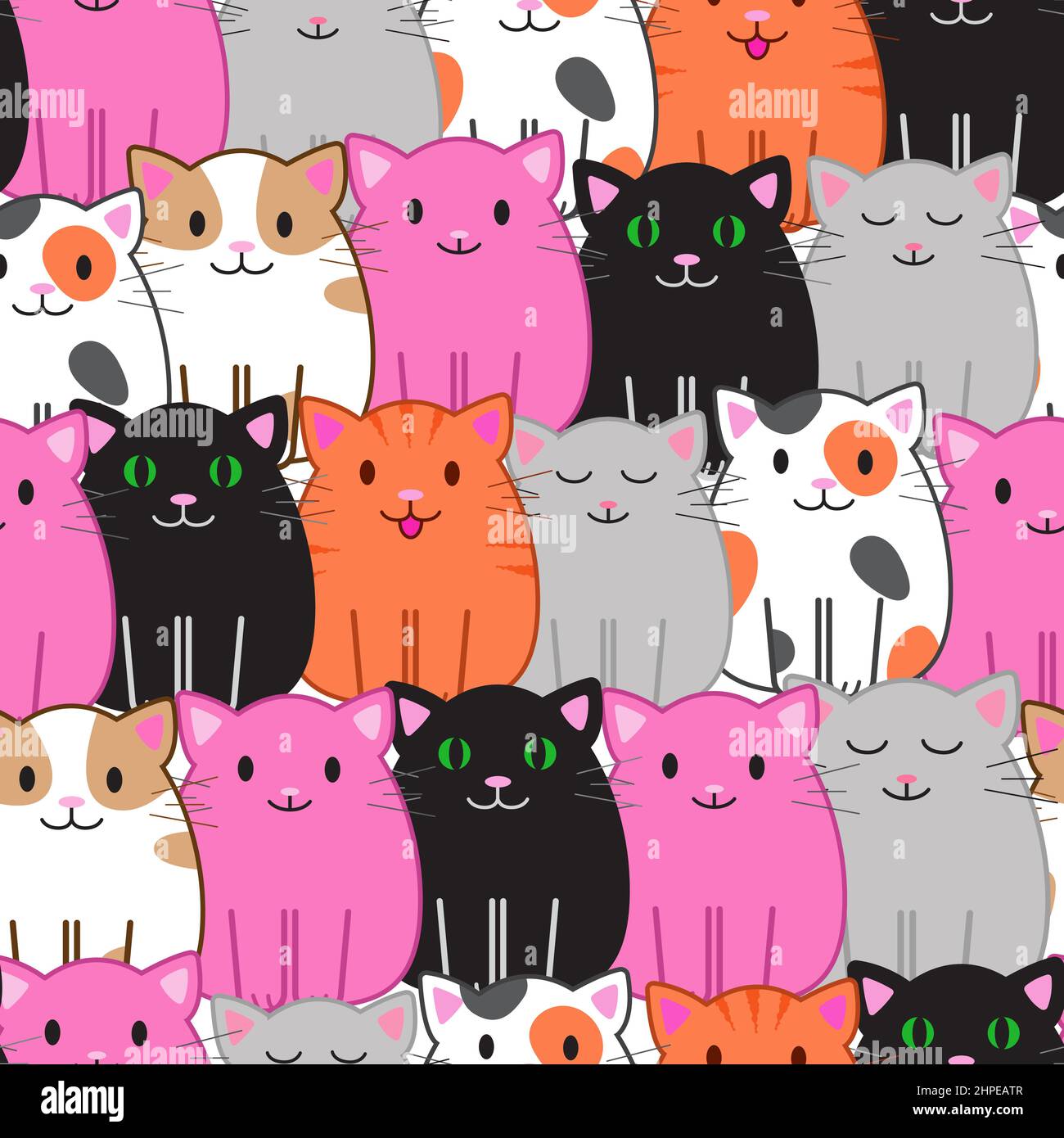 Funny cat in paper Stock Vector Images - Alamy