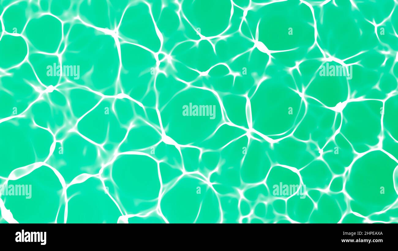 Abstract textured glowing green background of the water surface Stock ...