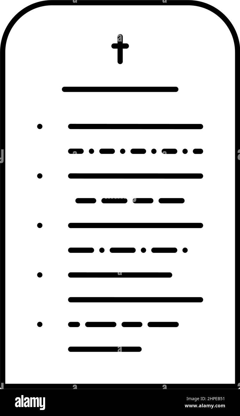 prayer christianity line icon vector illustration Stock Vector Image ...