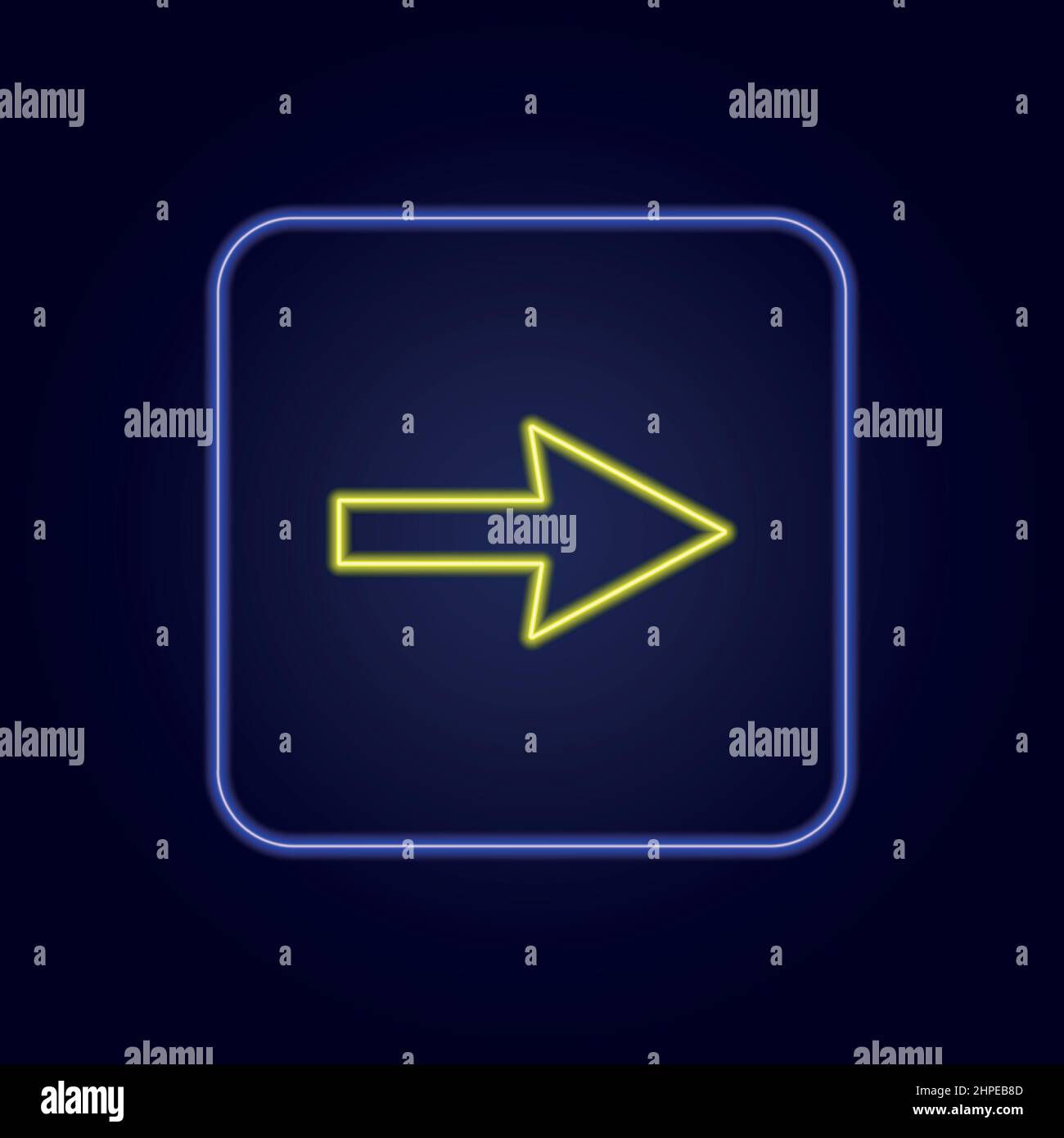 Download arrow neon hi-res stock photography and images - Alamy