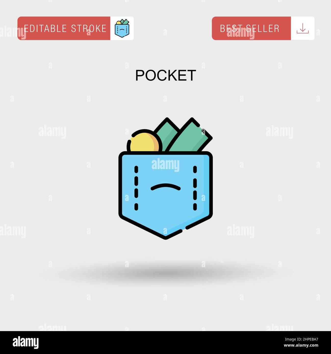 Pocket flap Stock Vector Images - Alamy