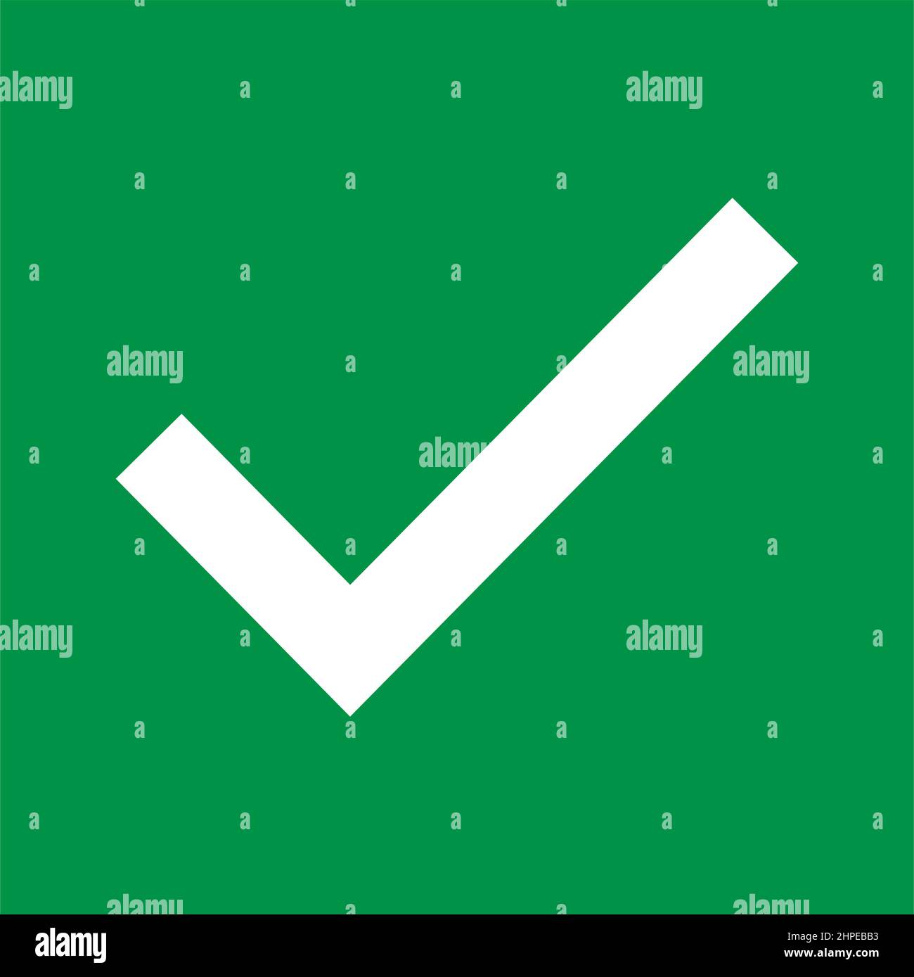 Check mark, tick icon, succes - yes vector illustration isolated on ...