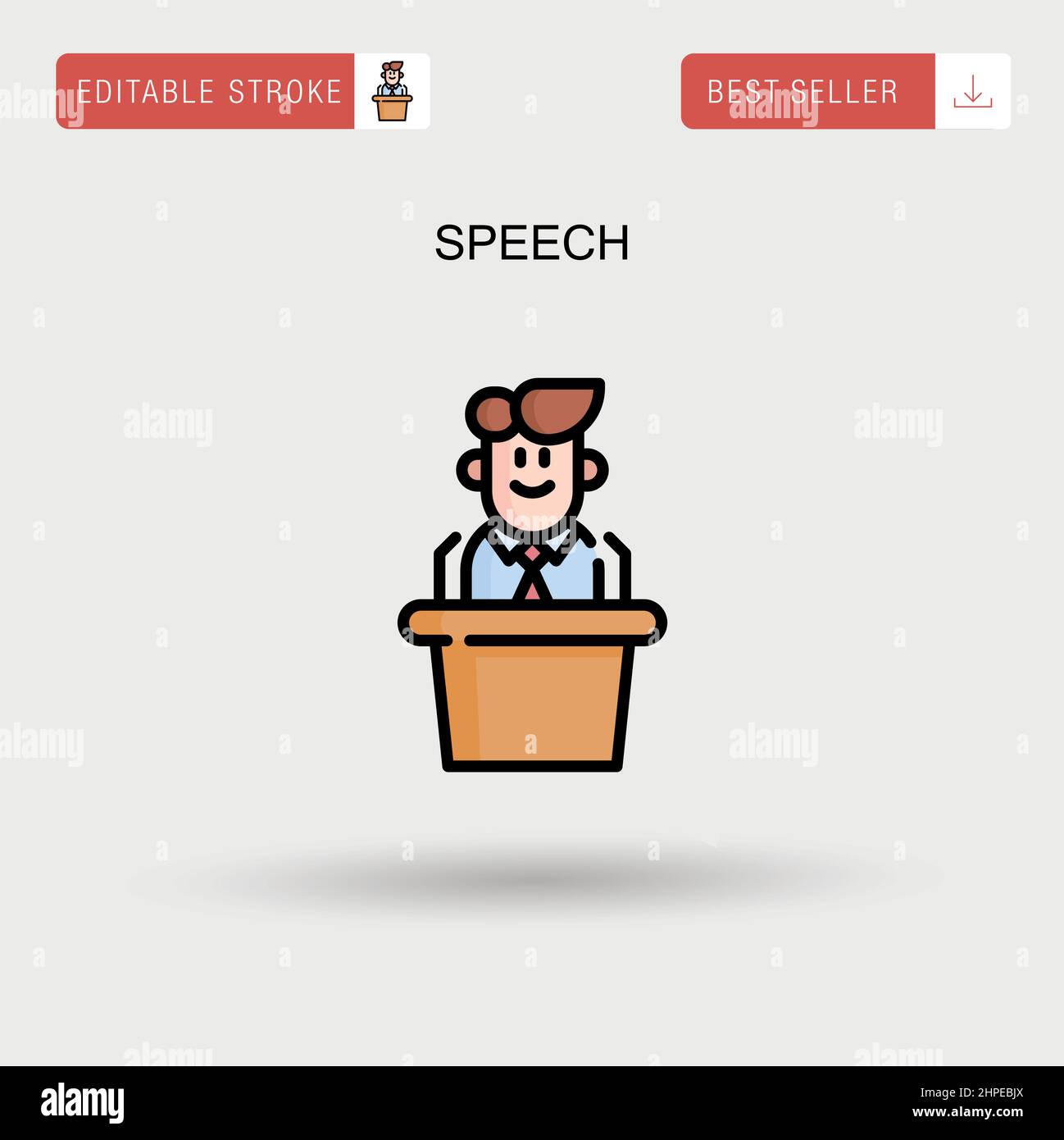 Speech Simple vector icon Stock Vector Image & Art - Alamy