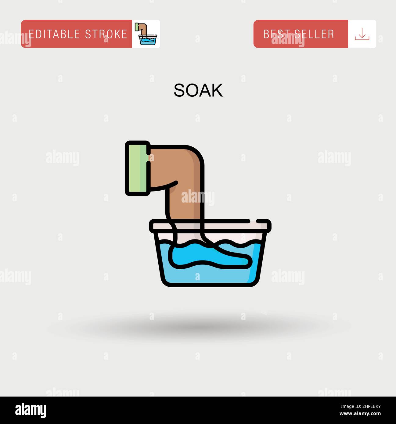 Soaked to the skin Stock Vector Images - Alamy