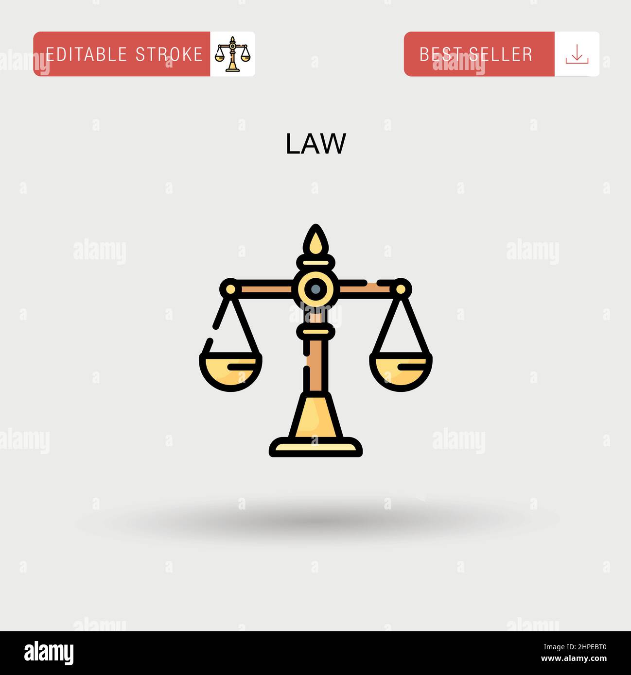 Law Simple vector icon Stock Vector Image & Art - Alamy