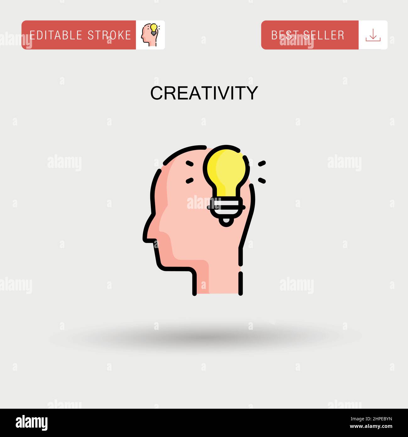Creativity icon hi-res stock photography and images - Alamy