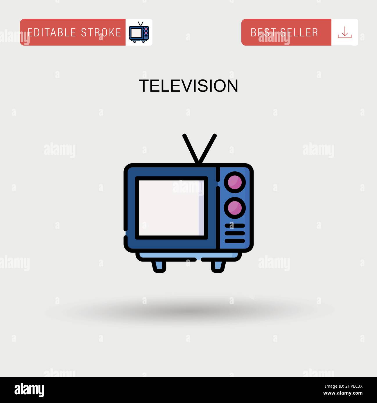 Old tv modern tv Stock Vector Images - Alamy