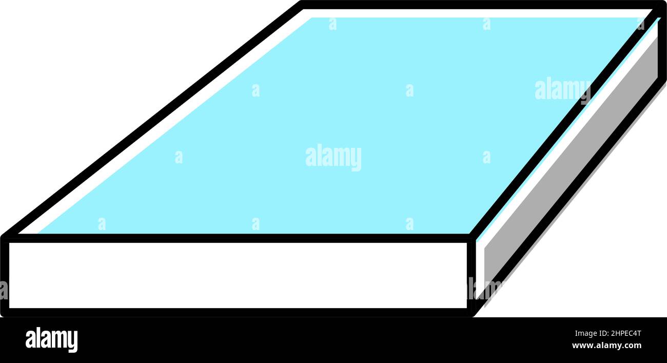 flat bar metal profile color icon vector illustration Stock Vector ...
