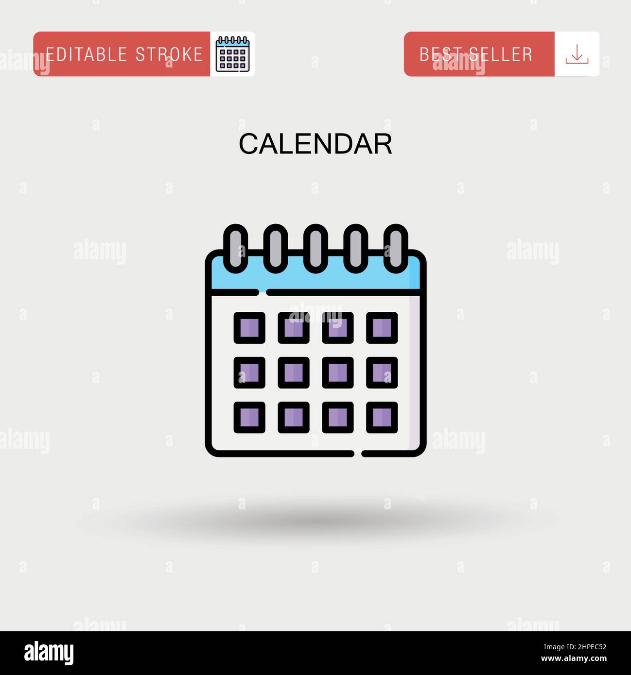 Grid calendar icon Stock Vector Images - Alamy