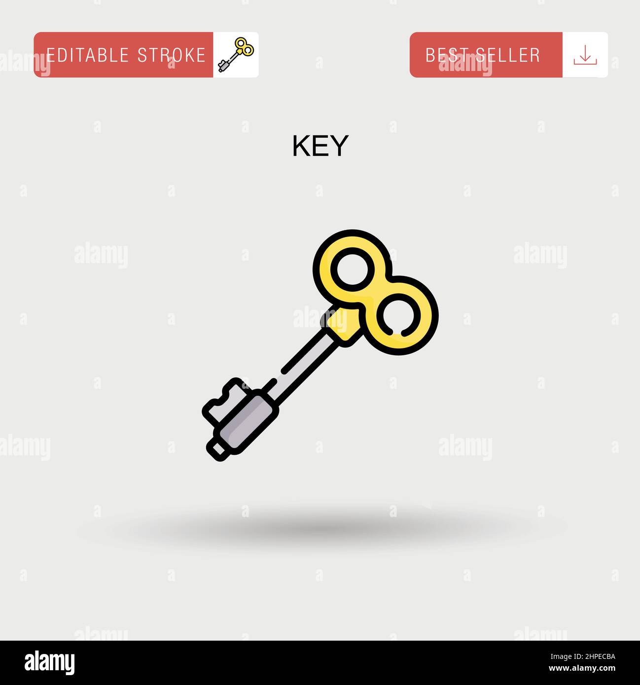 Key silhouette vector keyhole set illustration icon Stock Vector Images ...