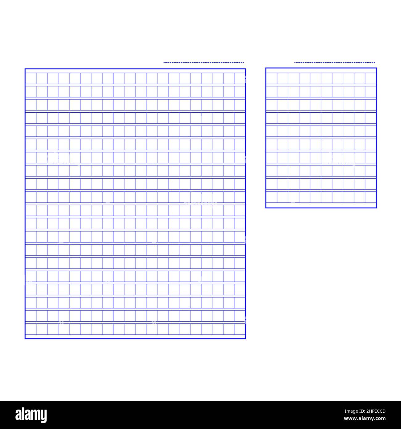 Set of Squared manuscript icon paper file, creative closeup isolated on ...