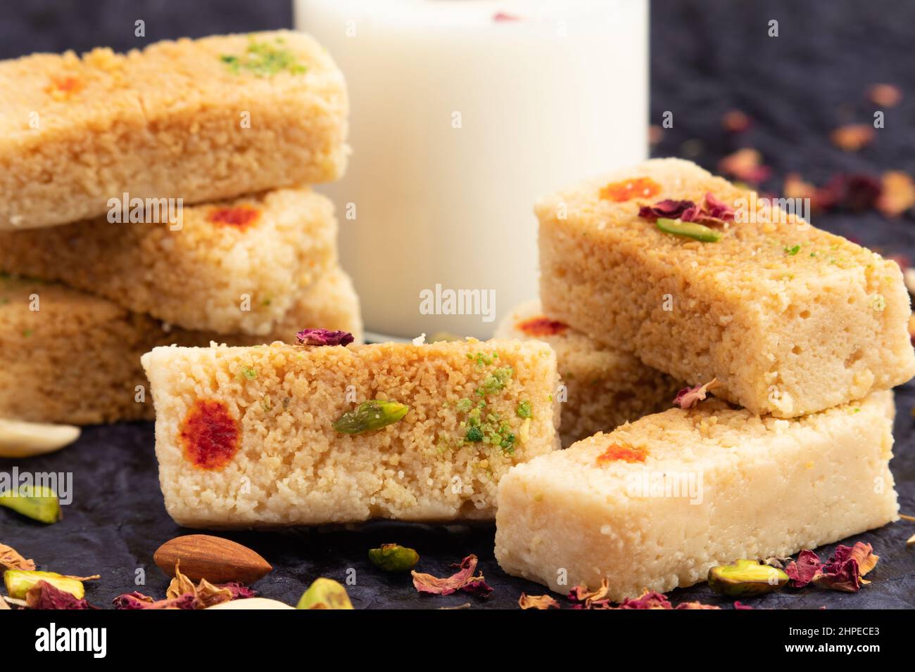 Milkcake Kalakand Burfi Or Alwar Ka Mawa Barfi Mithai Is Made Of Khoya ...