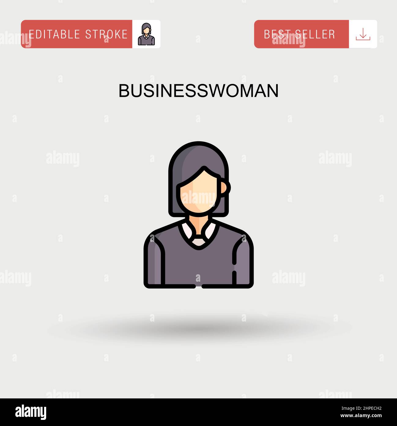 Mature woman executive office working Stock Vector Images - Alamy