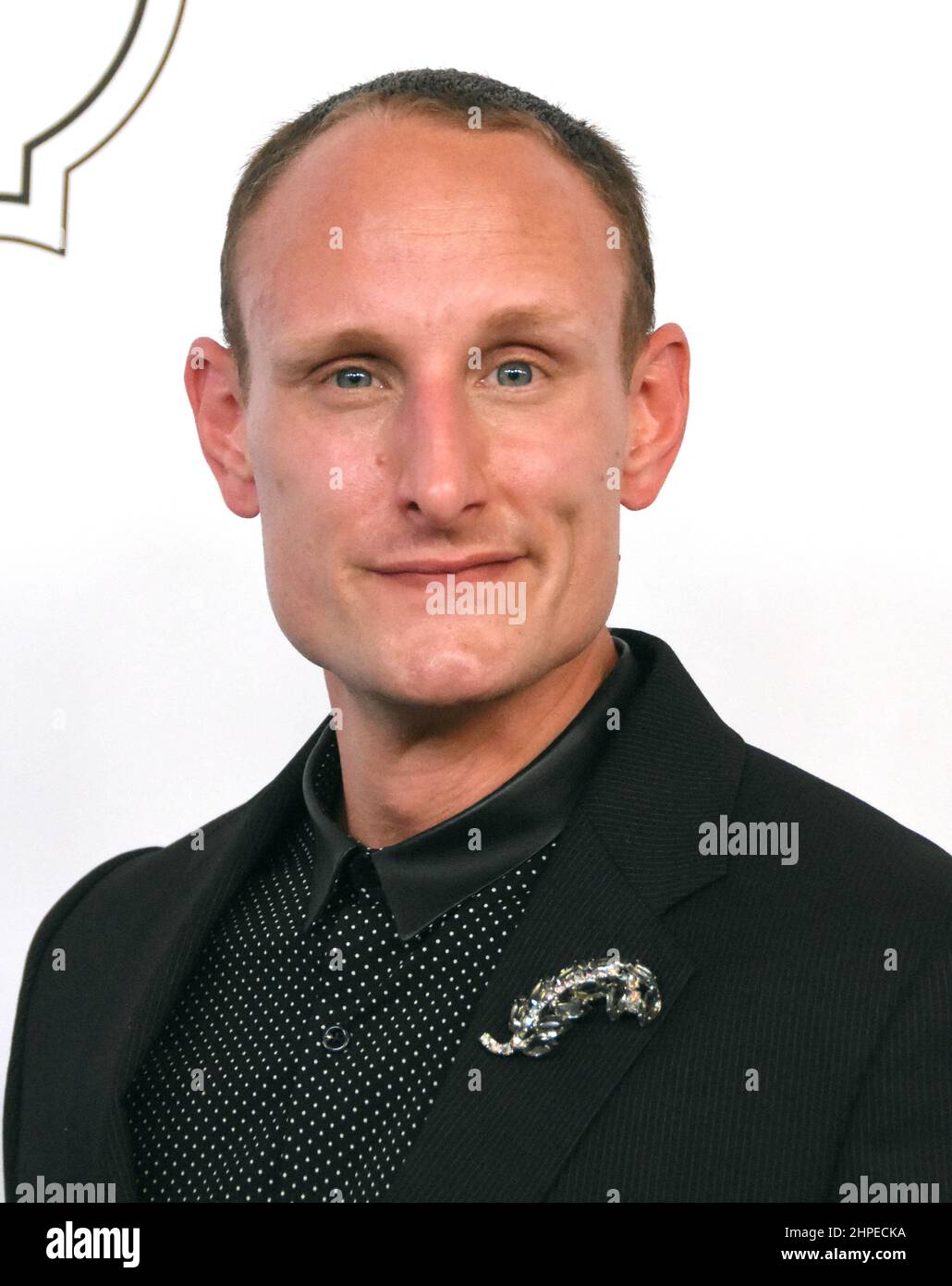 Beverly Hills, California, USA 19th February 2022 Actor Adam Lendermon ...