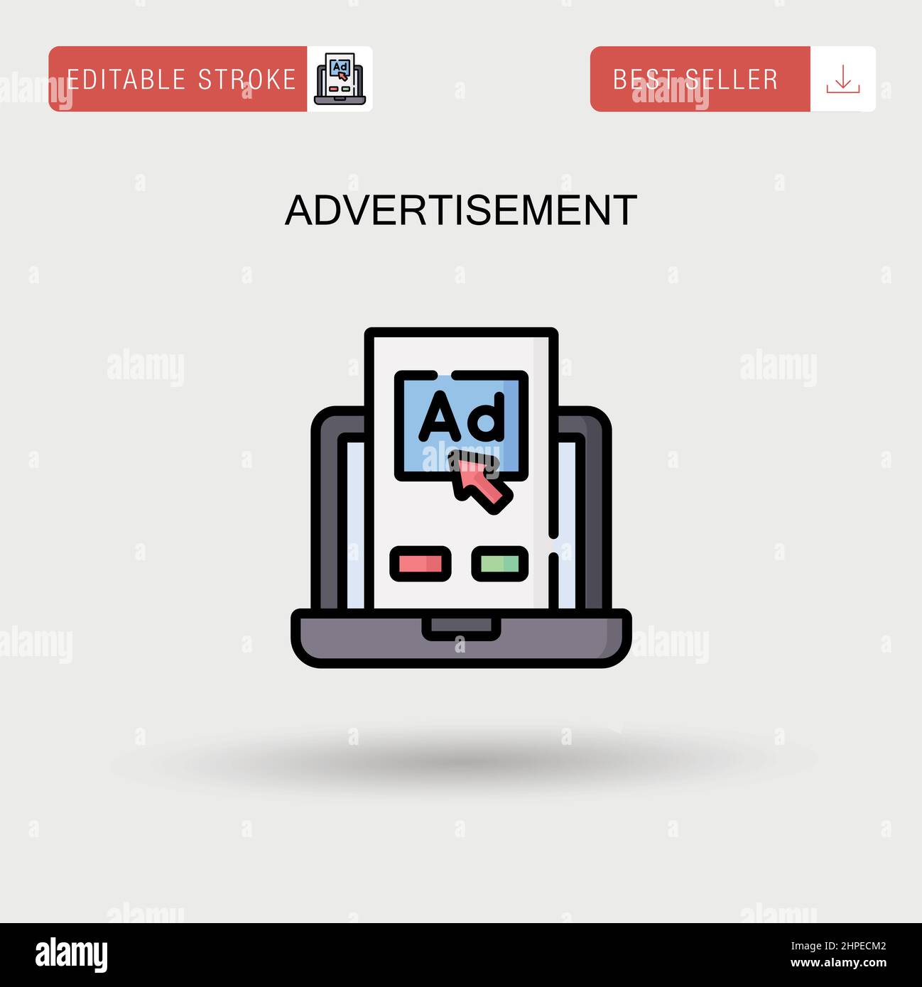 Advertisement icon Stock Vector Images - Alamy