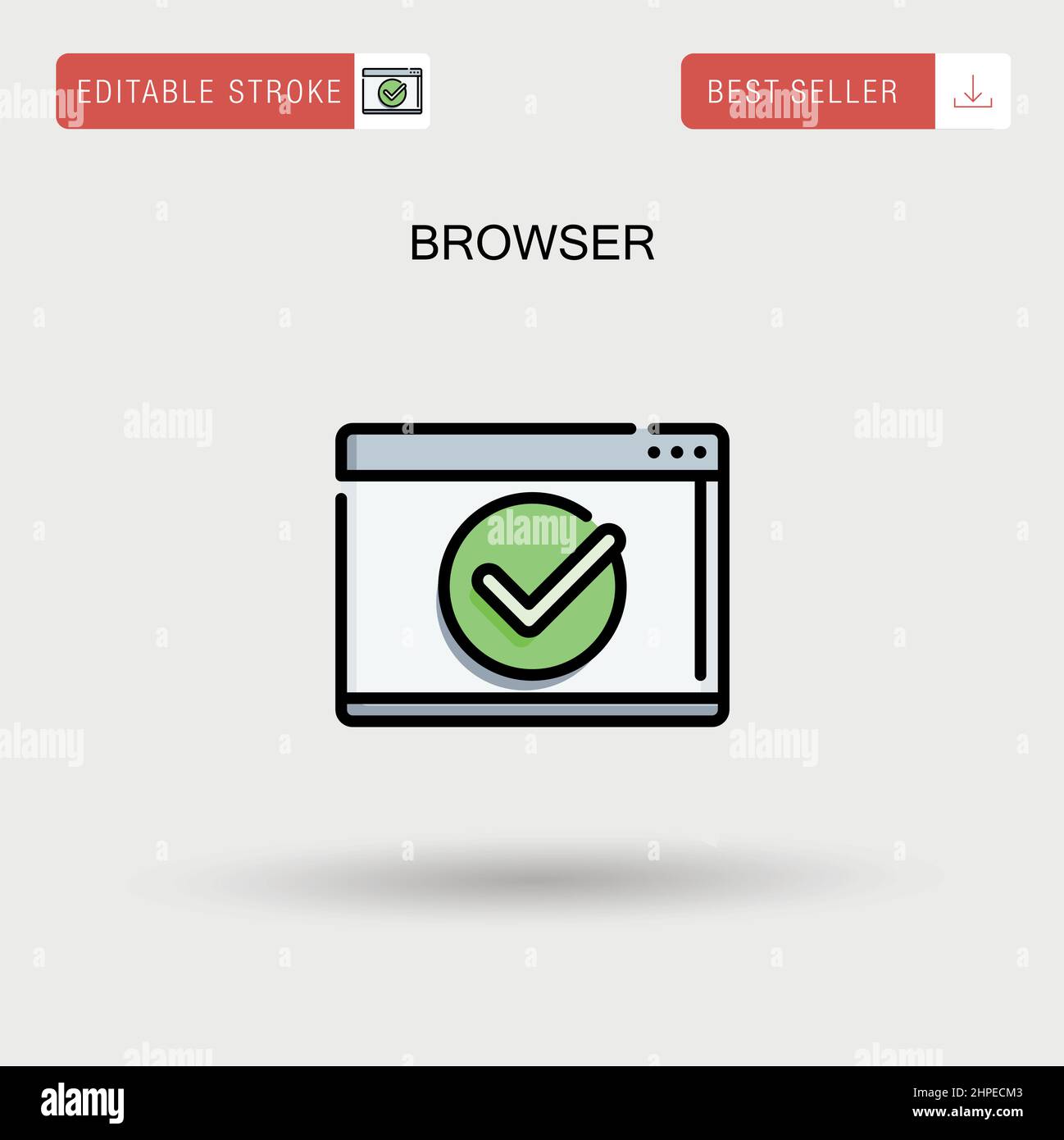 Computer monitor browser bar Stock Vector Images - Alamy