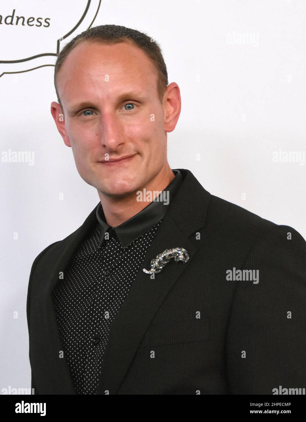 Beverly Hills, California, USA 19th February 2022 Actor Adam Lendermon ...