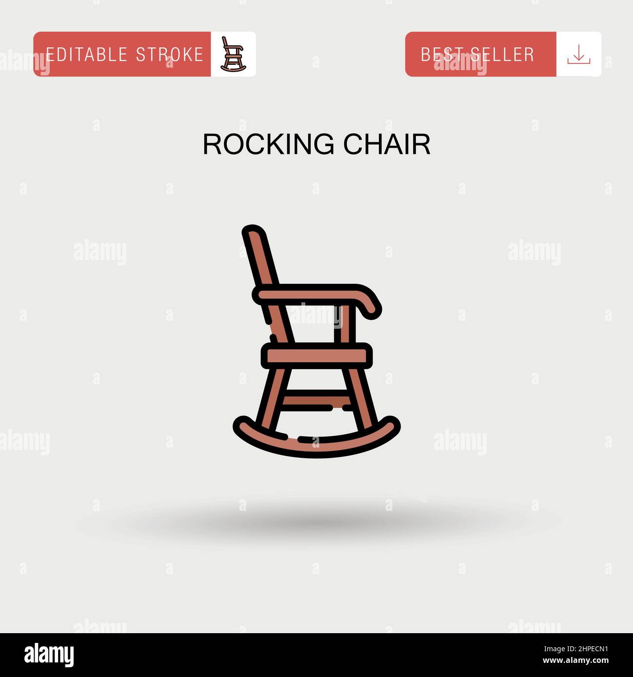 Vintage rocking chair drawing hi-res stock photography and images - Alamy